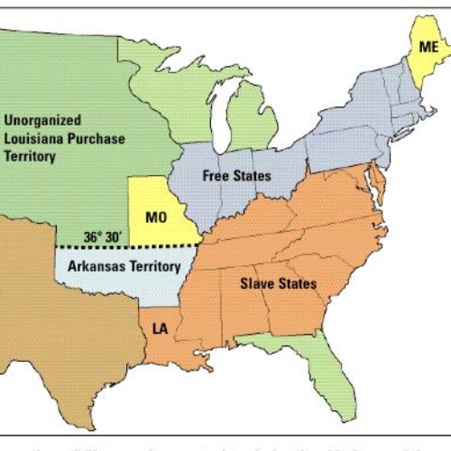 6 mar 1820 año - Missouri Compromise (Cinta de tiempo)