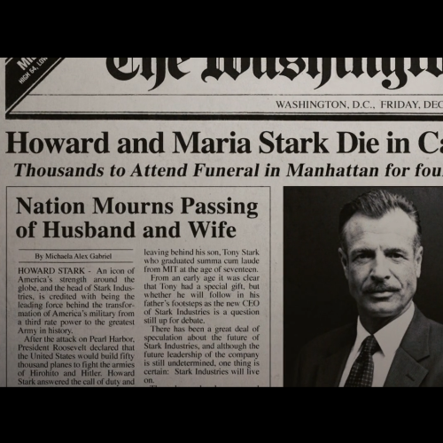 dec 16, 1991 - Howard and Maria Stark die (Timeline)