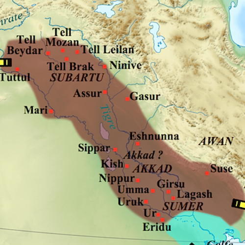 Akkadian Empire Map