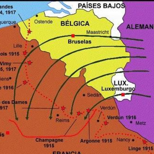 3 agos 1914 año - Alemania pone en marcha el plan schlieffen (Cinta de ...