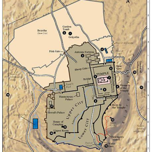 Second Temple Map