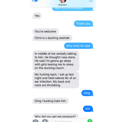 14h 16min, aug 5, 2018 y - Cassie texts Shanann (Timeline)