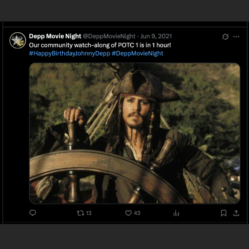Depp Movie Night 24 Hour Marathon Watching | Streaming Tweeting ...