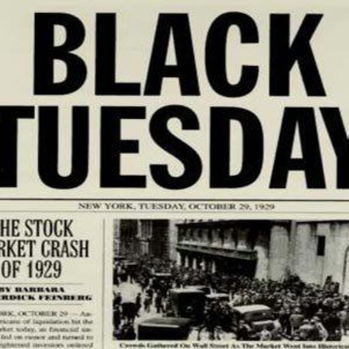 Black Tuesday Newspaper 1929