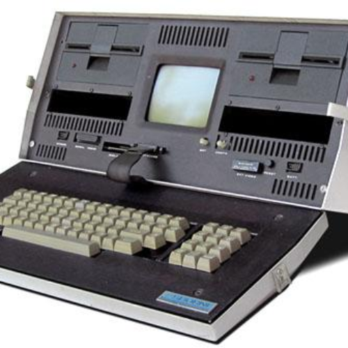 First laptop (10 ene 1981 año – 5 mayo 1982 año) (Cinta de tiempo)