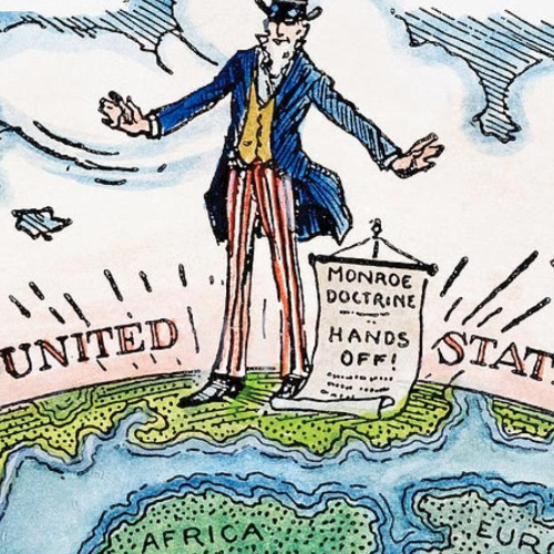 Monroe Doctrine Drawing
