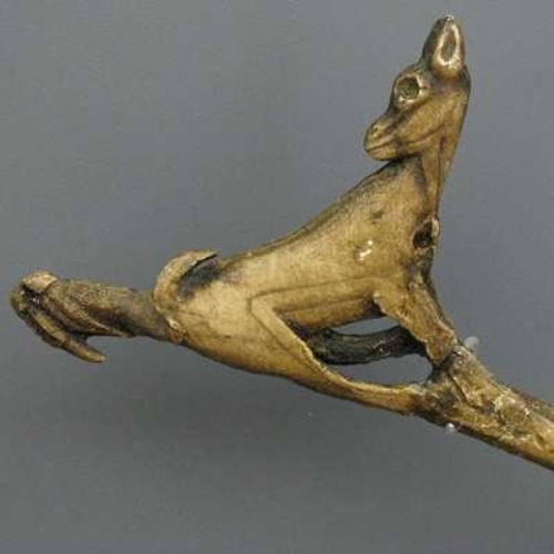 jan 1, 18000 BC - Ibex-headed spear-thrower, from Le Mas-d'Azil, Ariège ...
