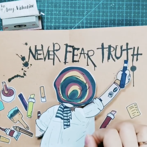10 h, apr 10, 2022 y - NEVER FEAR TRUTH Amoy Valentine Artwork (Timeline)