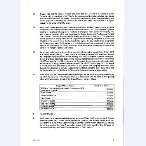 oct 31, 2012 - Meeting held by Rangers Newco (Sevco Scotland) at which ...