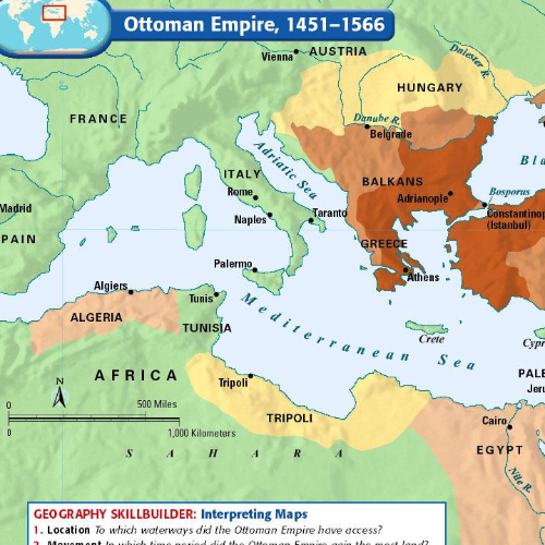 Ottoman Empire Map At Its Height