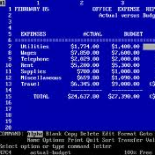 11 ene 1982 año - Multiplan fue una de las primeras hojas de cálculo ...