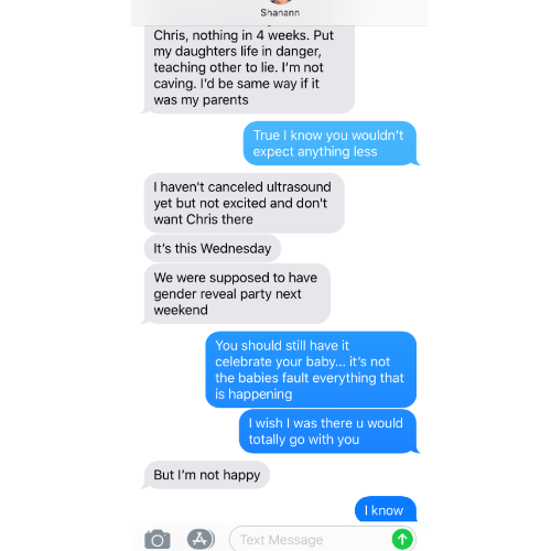14h 16min, aug 5, 2018 y - Cassie texts Shanann (Timeline)