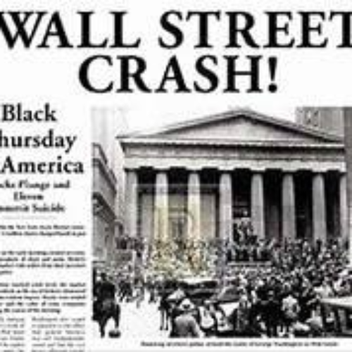 may 28, 1929 - Wall Street Crash of 1929 a.k.a. the start of the GReat ...