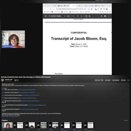 15h 10min, mar 2, 2022 y - Depp v Heard Jacob Bloom Deposition (Timeline)