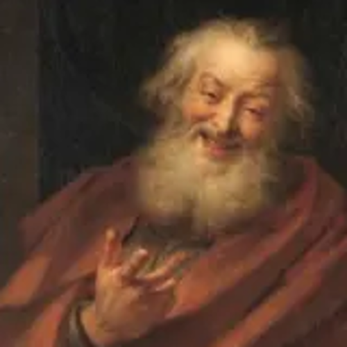 Democrit (1 ene 460 año aC – 1 ene 370 año aC) (Cinta de tiempo)