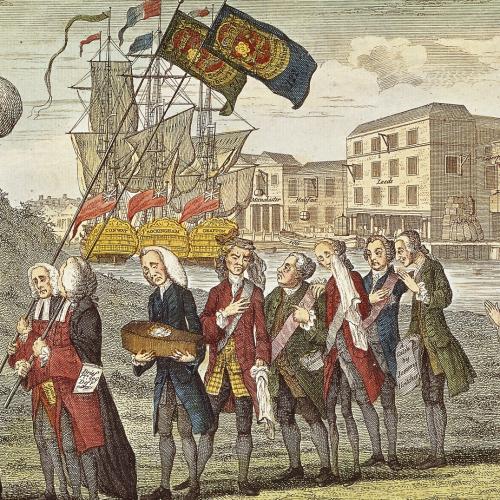 Stamp Act (2 ene 1765 año – 2 ene 1766 año) (Cinta de tiempo)