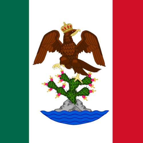 First Mexican Empire (Imperio Mexicano) (sep 28, 1821 – mar 19, 1823 ...
