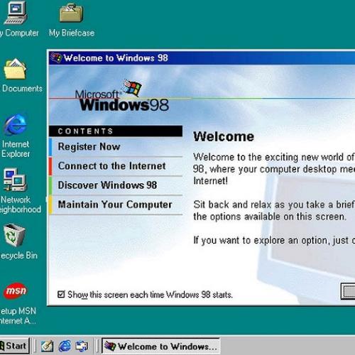 jun 25, 1998 - Windows 98 (Timeline)