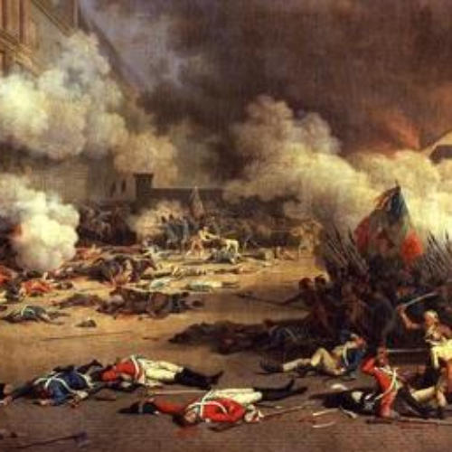 10 h 32 m, 17 agos 1792 año - Storming of Tuileries. King Suspended ...