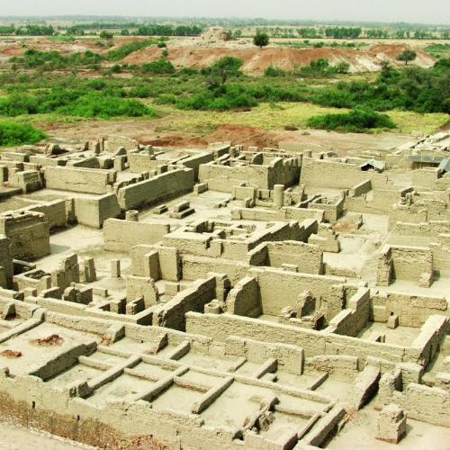 Large cities such as Harappa and Mohenjo-daro developed in the Indus ...