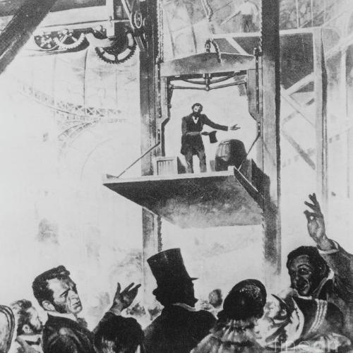 jan 1, 1853 - Elisha Otis invents the elevator safety break. (Timeline)