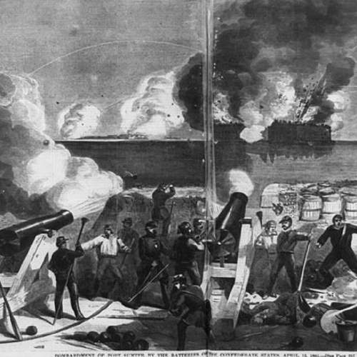 Battle Of Fort Sumter (12 abr 1861 año – 13 abr 1861 año) (Cinta de tiempo)