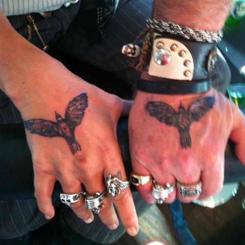 Johnny Depp Hand Tattoo