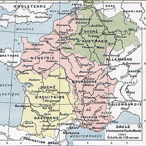 Kingdom of the Neustrian Franks (1 ene 511 año – 1 ene 679 año) (Cinta ...