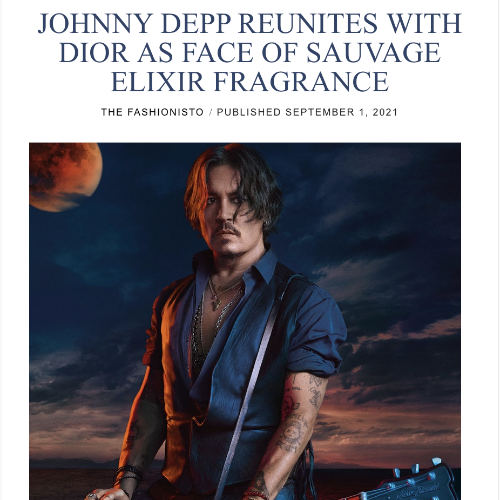 8 h, sep 1, 2021 y - THE FASHIONISTO Johnny Depp Reunites With Dior as ...