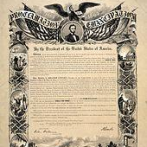 Emancipation Proclamation September 22,1862-Jan 1, 1863 (22 sept 1862 ...