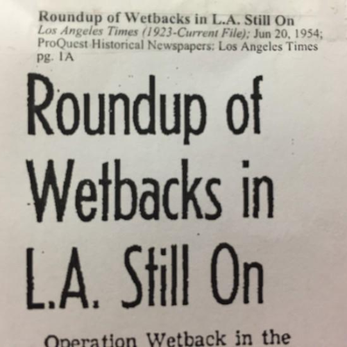 Operation Wetback 1954