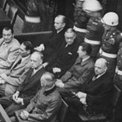20 nov 1945 año - Nuremberg Trials (Cinta de tiempo)