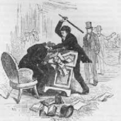 Canning of Charles Sumner 1856 (1 jul 1856 año – 1 ene 0 año) (Cinta de ...