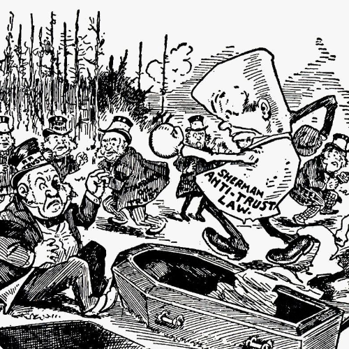 Sherman Antitrust Act Political Cartoon