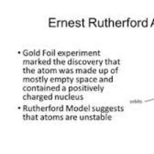 jan 7, 1899 - Ernest Rutherford (Timeline)