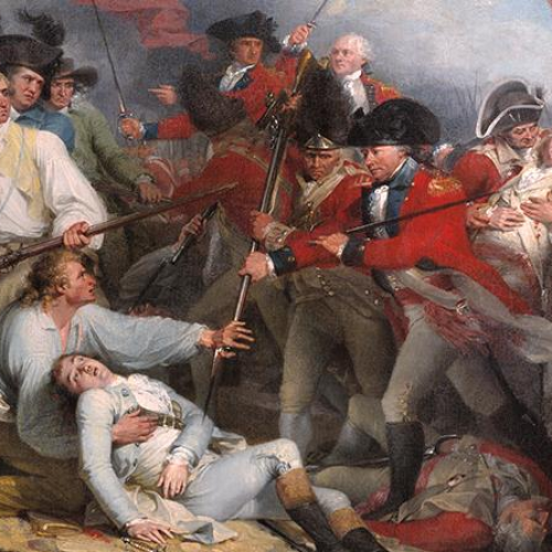Batalla De Bunker Hill, 1775 America British Redcoat Army Marching On