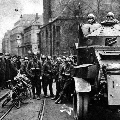 9 ene 1923 año - Invasion of the Ruhr (Cinta de tiempo)