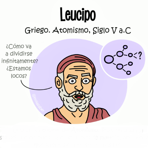 1 ene 500 año aC - Leucipo, un padre del atomismo. (Cinta de tiempo)