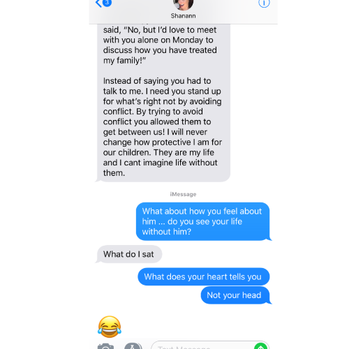 14h 16min, aug 5, 2018 y - Cassie texts Shanann (Timeline)